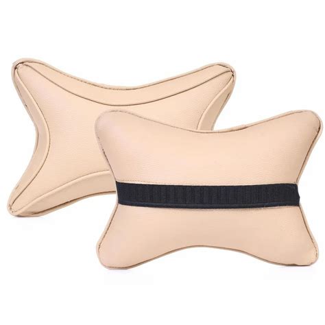 Leather Beige Car Neck Support Pillow At Rs 160set New Delhi Id