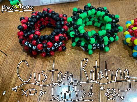Custom Kandi Rotating Cuff Read Desc Etsy