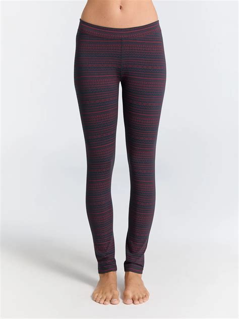 Gemusterte Leggins Aus Bio Baumwolle Tibetrotnavy Geometrisch
