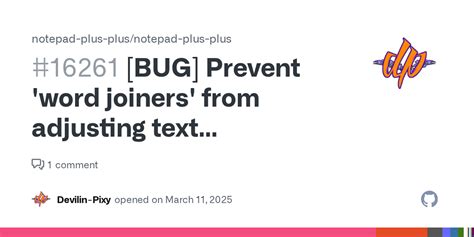 Bug Prevent Word Joiners From Adjusting Text Appearance · Issue