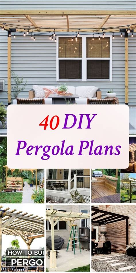 40 Diy Pergola Plans To Build Artofit