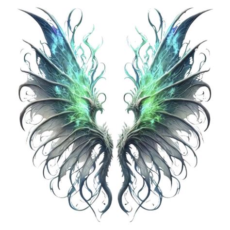 Dragon Wings Clipart Fire Fantasy Art 12 Png Digital Download