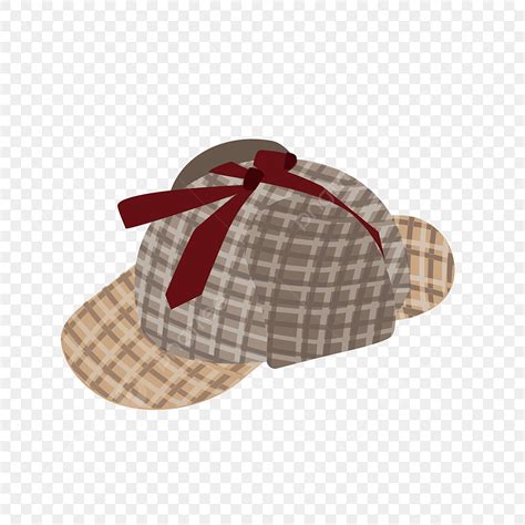 Tartan Png Image Tartan Deerstalker Hat Lattice Pattern Deerstalker Png Image For Free Download
