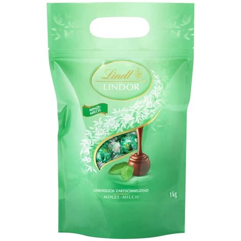 Lindt Lindor Mint Milk Chocolate Balls 1kg Bag Imported Approx 80