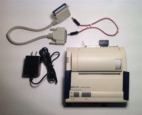 Seiko Sii Dpu 414 Thermal Receipt Printer Parallel Serial Ac Adapter