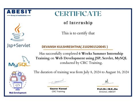 Abesit Engineering Computerscience Webdevelopment Jsp Servlet