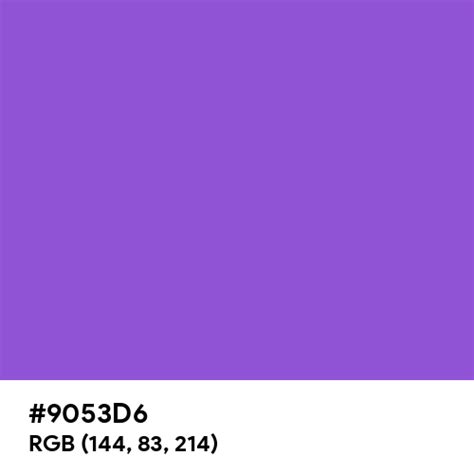 9053d6 Color Name Is Lavender Indigo