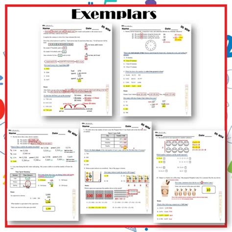 3rd Grade Math Do Nows Bell Ringers For Week 6 By The Striped Apple