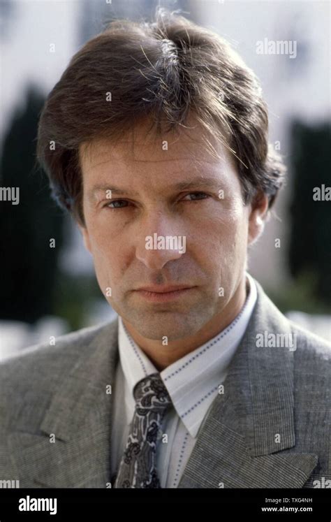 American Actor Michael Brandon At The Deauville American Film Festival In September 1989 Stock