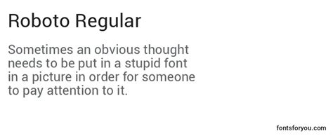 Roboto Regular Font Download For Free Online