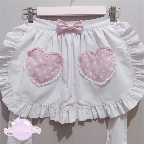 Popxparade Simple Heart Apron Kawaii Clothes Kawaii Fashion Outfits Cute Outfits