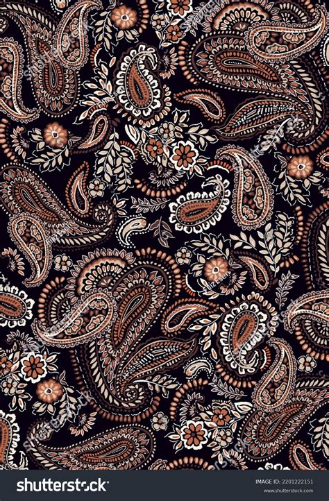 Paisley Pattern Fabric Fashion Stock Illustration 2201222151 Shutterstock