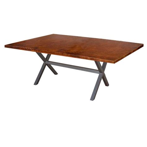 X Brace Rectangle Dining Table The Iron Shoppe Handmade Furniture