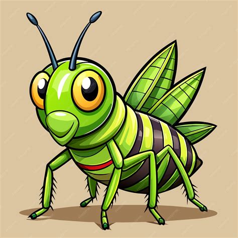 Premium Vector Dynamic Grasshopper Vector Graphic For Twitter Headers