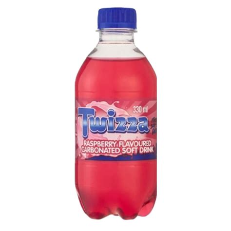 Twizza Raspberry Flavoured Carbonated Soft Drink 330ml Superb Hyper