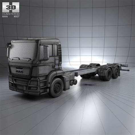 Man Tgs Chassis Truck 2012 3d Model Premium Quality Download
