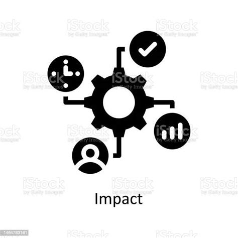 Impact Vector Solid Icon Design Illustration Assessment Symbol On White