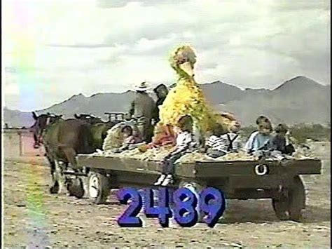Sesame Street Episode 2489 1988 Big Bird Writes A Long Letter To