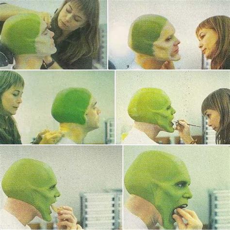 Jim Carreys Makeup Transformation In The Mask 1994 Did You Know The