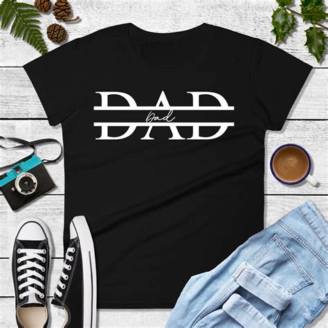Dad Svg Dad Split Monogram Svg Dad Split Svg Fathers Etsy