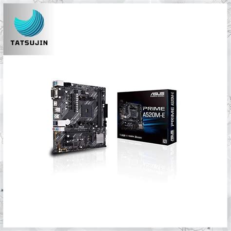 Asus Amd A520 Socket Am4 Compatible Motherboard Prime A520m E【microatx