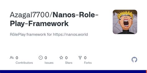 Github Azagal7700nanos Role Play Framework Rôleplay Framework For