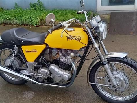 1972 Norton Commando 750 Black Manual 4 Speed In Lingfield United