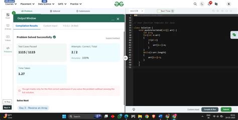 Gfg160 Geekstreak2025 Problemsolving Dsa Codingchallenge Gopesh Pandey