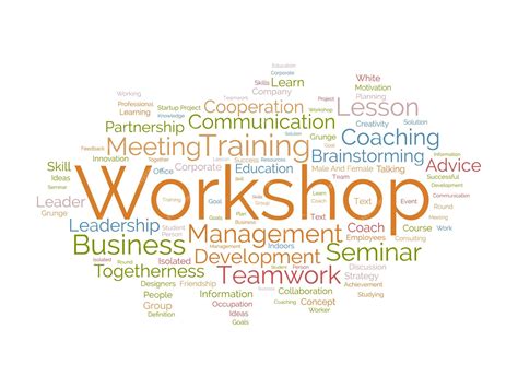 Premium Vector Word Cloud Background Concept For Workshop Business Training Seminar For