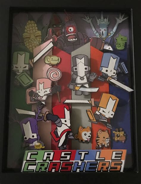 Castle Crashers Poster Castle Crashers Merch