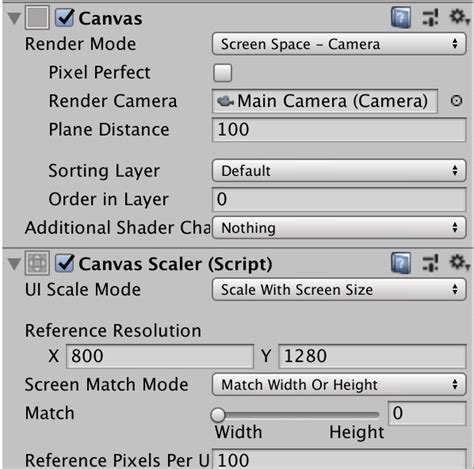 【unity】canvasの大きさをカメラの範囲内に収めるように調節する方法 Unishar ユニシャー