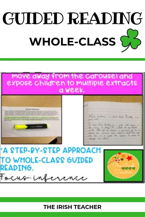Whole Class Guided Reading Lesson Plan Guided Reading Lessons