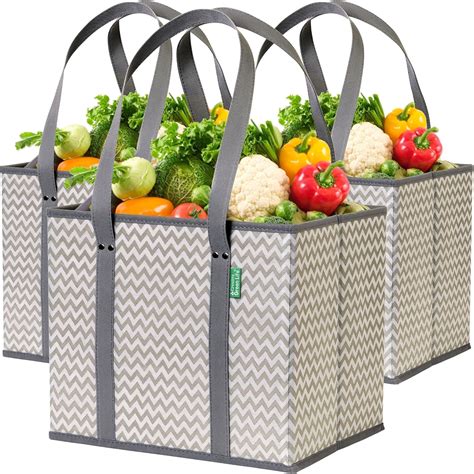 Reusable Grocery Bags 3 Pack Heavy Duty Reusable