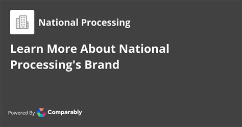 National Processing Nps And Customer Reviews Comparably