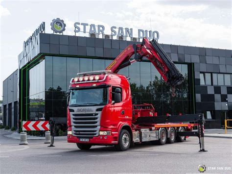 Scania R500 8x4 Crane Palfinger Pk65002sh Jib Pj125 For Sale Crane