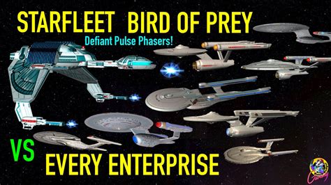 Starfleetklingon Bird Of Prey Vs Every Enterprise Star Trek Starship