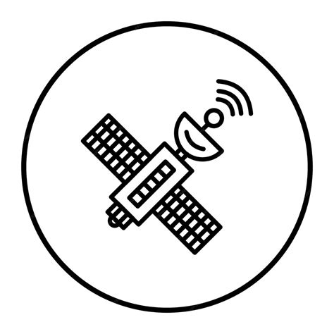 Premium Vector Satellite Vector Illustration