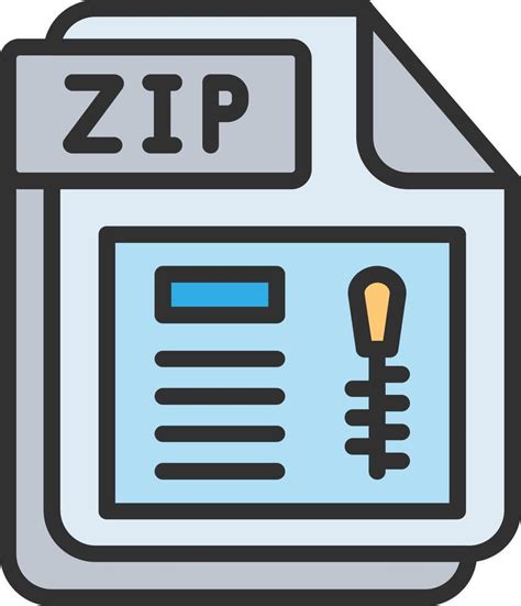 Zip Minimal Ui Element 66391213 Vector Art At Vecteezy