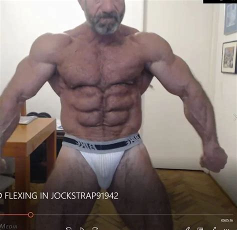 Hot Sexy Muscle Dad Flexing In His Jockstrap