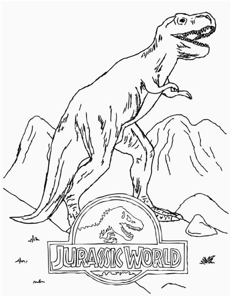 Målarbilder Jurassic World