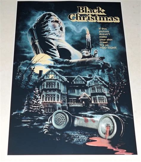 Black Christmas 1974 Horror Film Poster 19x13 Silent Night Deadly