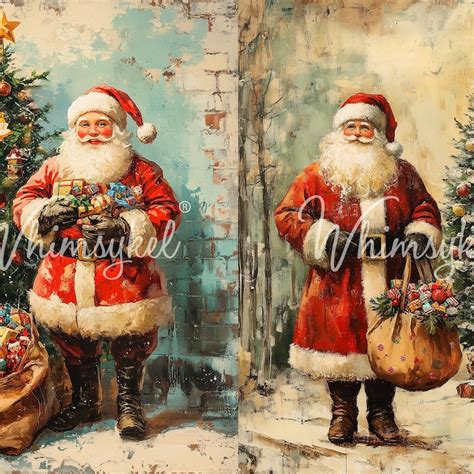 Christmas Decoupage Paper Etsy