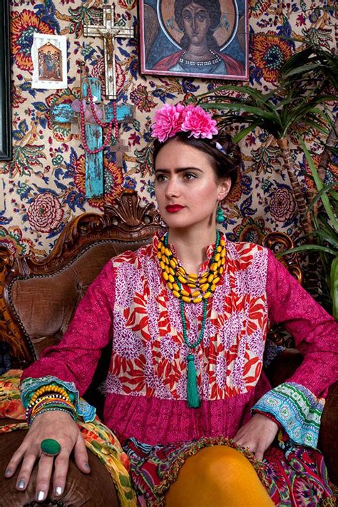 Frida Kahlo Estella Mason Fashion Photography Inspiration Mexican