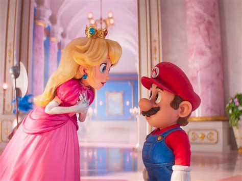 The Super Mario Bros Movie Peach And Mario By Dergamer0 On Deviantart