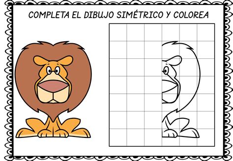 Cuaderno 1 Completa El Simetrico Y Colorea Orientacion Andujar