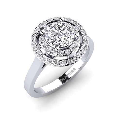Engagement Ring Krait In 0 8 Carat Round Cut 9ct White Gold Diamond Free Shipping Glamira Sg