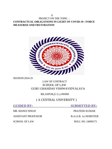 Assignment Law Of Contract Prateek Kumar Pdf