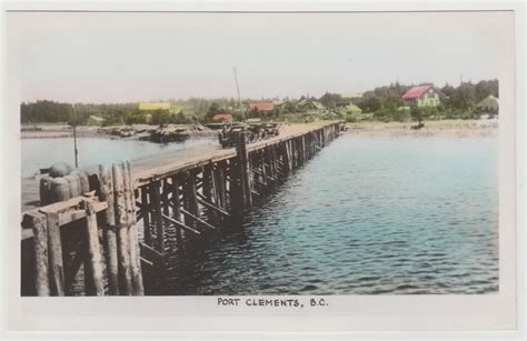 Port Clements Pier A Historic Snapshot