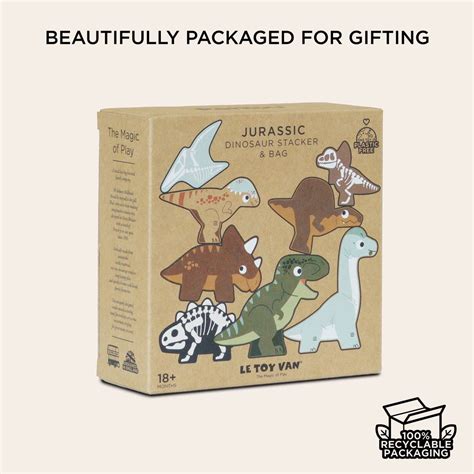 Jurassic Stacking Dinosaurs And Bag Meri Meri
