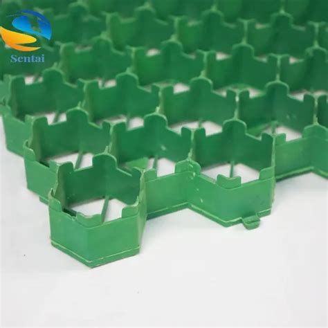 5 Cm Hexagonal Plastic Grass Planting Grid For Community Parking Space